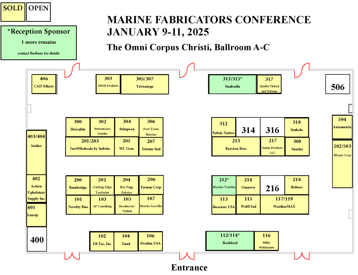 Show Floor Map - Marine Fabricators Association
